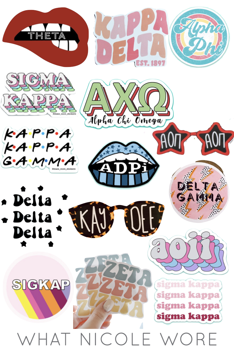 The Very Best Sorority Stickers | Vinyl Stickers for Sororities